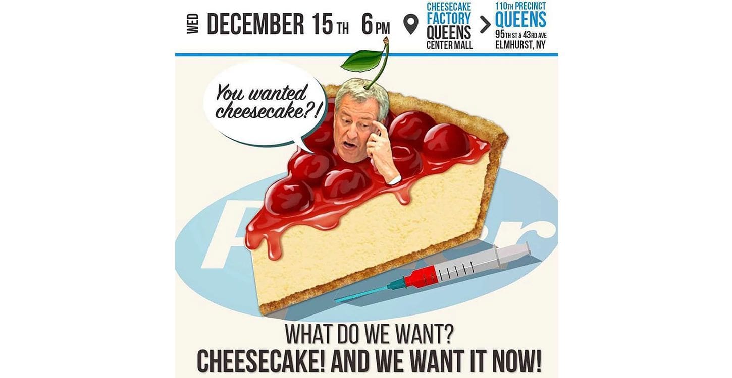 Protesters Stage Sit-In at Cheesecake Factory in Queens - Apple Eats