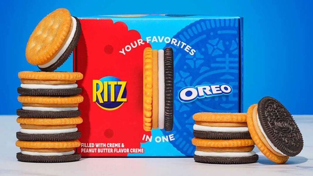 The Newest Snacking Sensation? Half an Oreo on a Ritz Cracker Spread ...