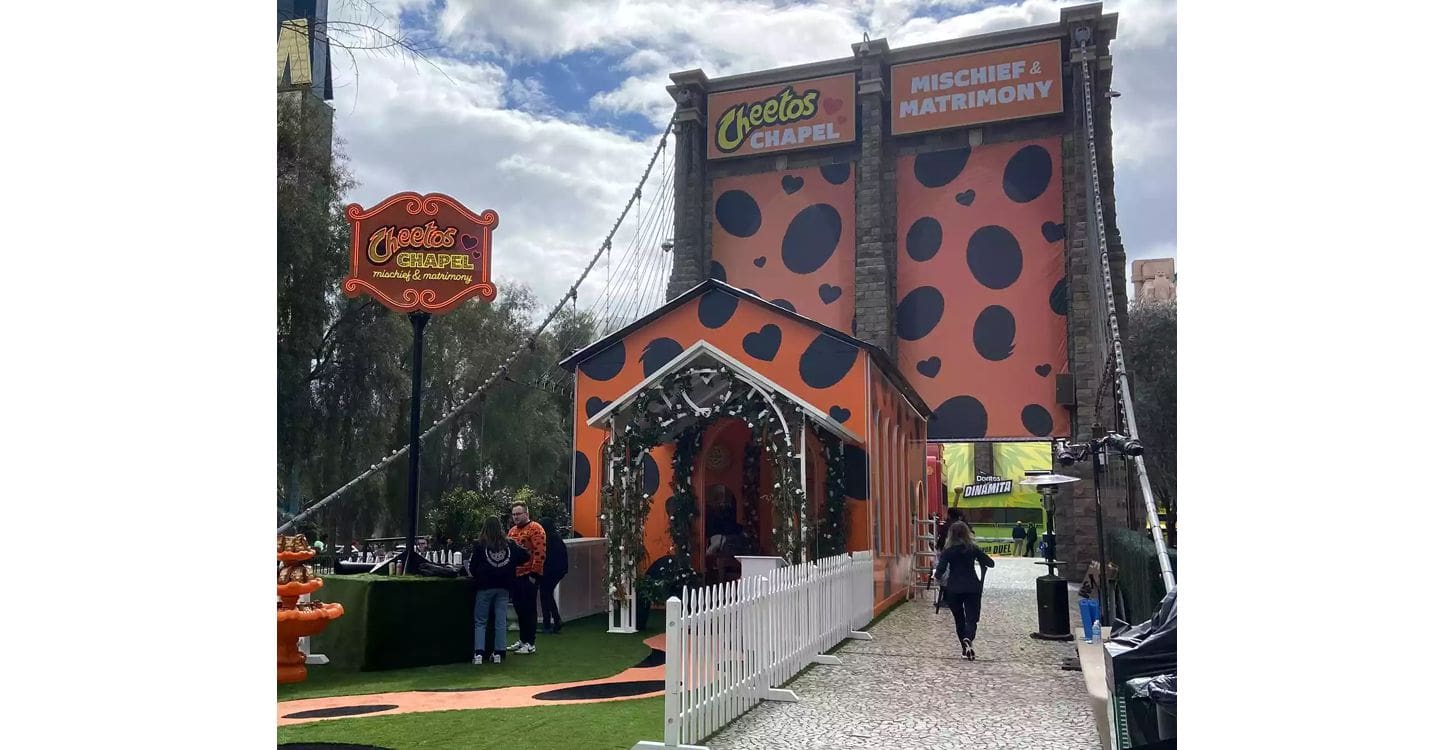 A Cheetos-Themed Wedding Chapel Comes to the Las Vegas Strip - Apple Eats